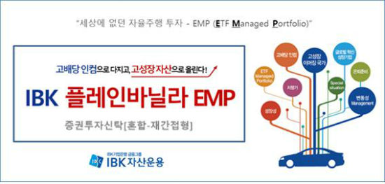 IBK자산운용, "IBK 플레인바닐라 EMP펀드, 설정액 300억" 돌파